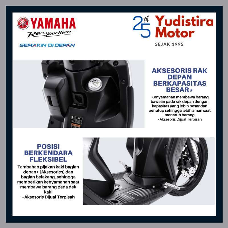 Jual Yamaha Gear 125 Standard Version Sepeda Motor [vin 2023 - Otr Jawa ...