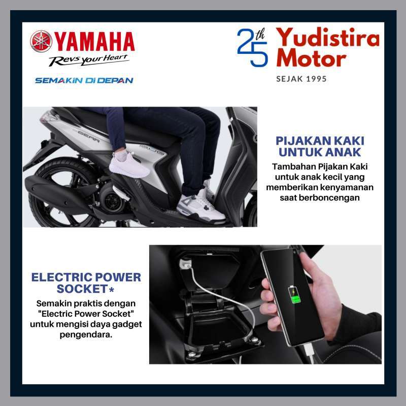 Jual Yamaha Gear 125 Standard Version Sepeda Motor [vin 2023 - Otr Jawa ...