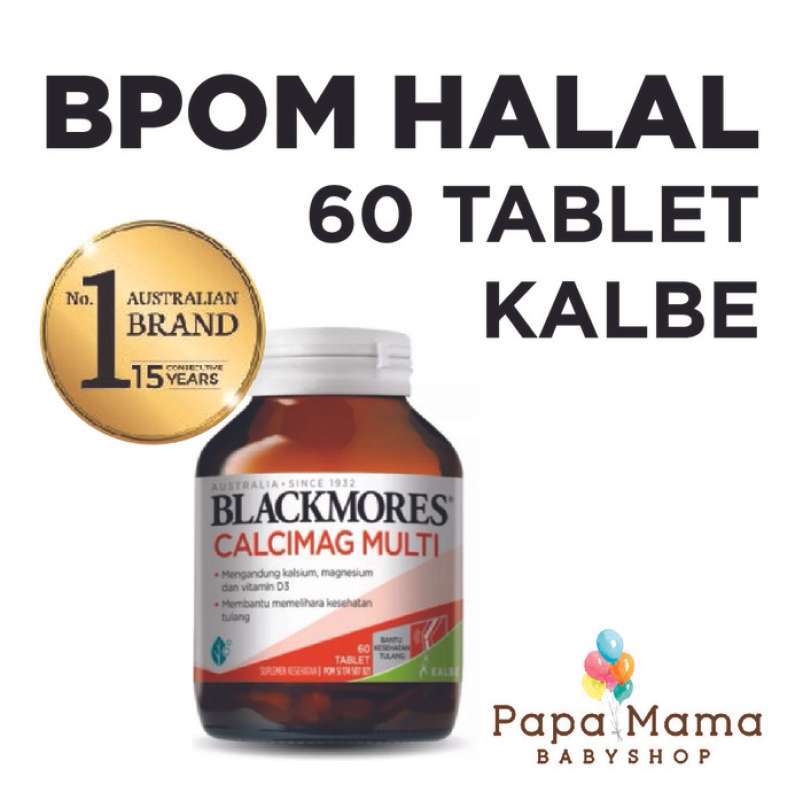 Jual Blackmores Calcimag Multi Kalbe Bpom (kalsium Obat Tulang) - 60 ...