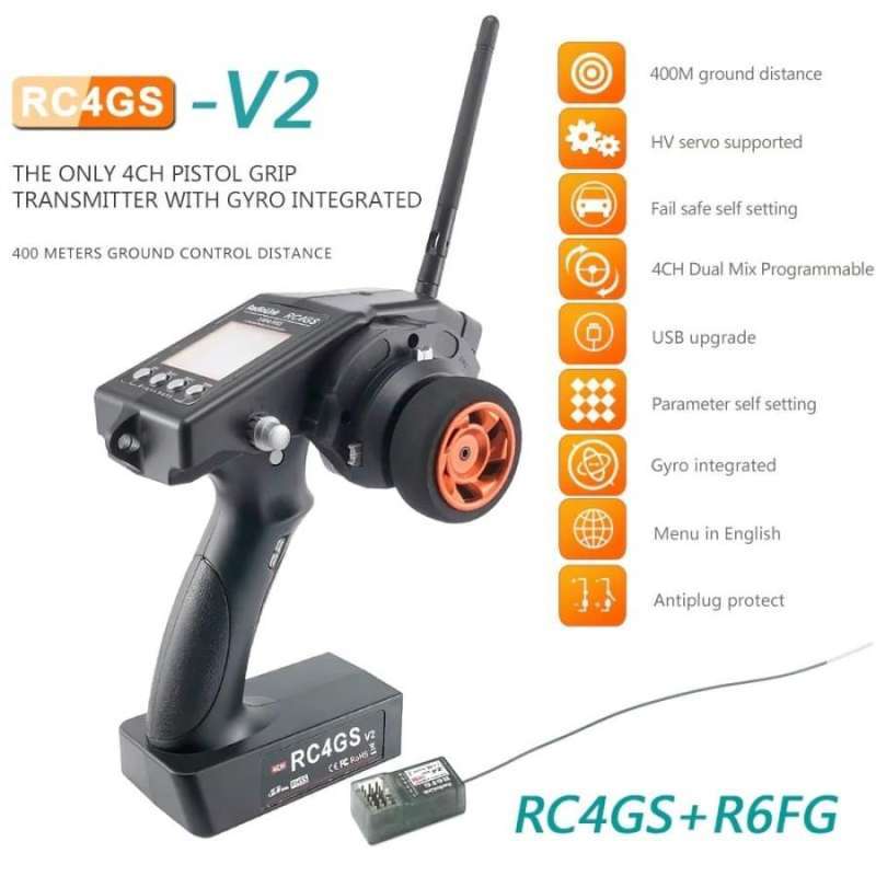 Jual Radiolink Rc4gs 2.4g 4ch Gun Controller Transmitter Di Seller ...