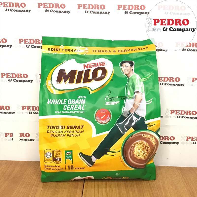 Jual Nestle Milo Whole grain cereal 10 stik pack sachet 360 gram di ...