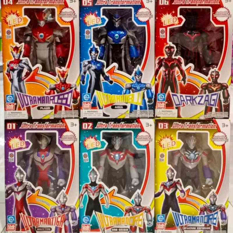 Jual Action Figure Ultraman Transformation Led Di Seller Ksm Toys ...