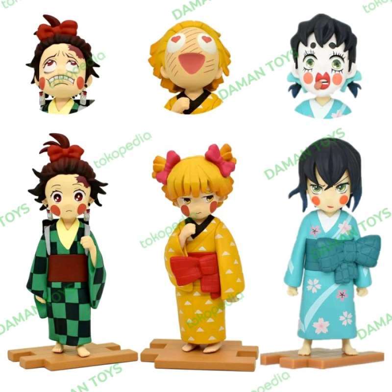 Promo MAINAN PAJANGAN ANIME TANJIRO ZENITSU INOSUKE GEISHA DEMON SLAYER ...