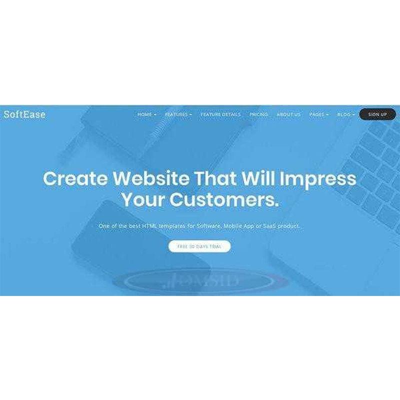 Jual Tema Template Web Premium SoftEase Multipurpose Software SaaS ...
