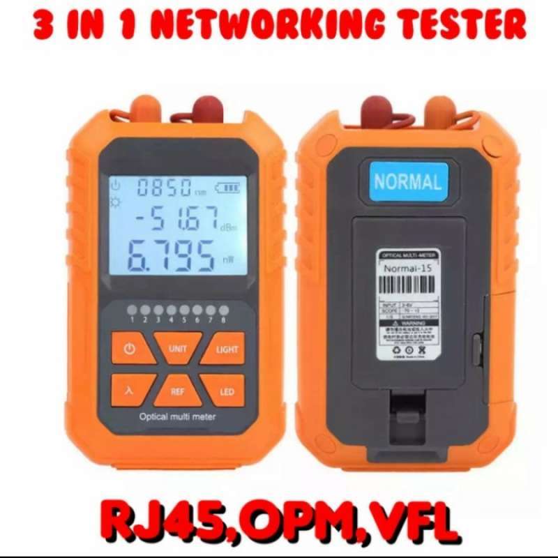 Promo OPM tester vfl mini 3 in 1 fiber optic RJ45 network ...