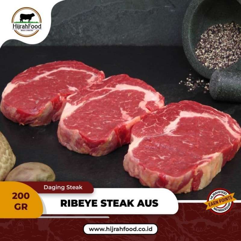 Jual Beef Ribeye Steak AUS | Daging Sapi Rib-eye / Cuberoll - 180 Gr di ...