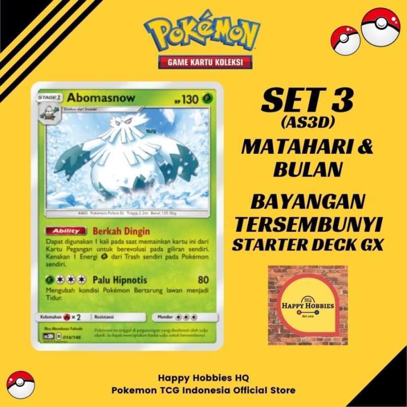 Jual Pokemon Abomasnow Original Harga Termurah Juni 2024 | Blibli