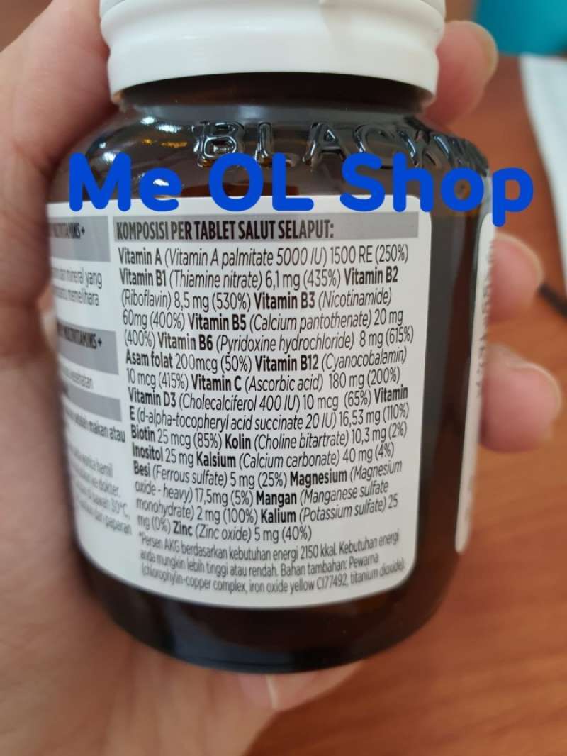 Jual Blackmores Multi Vitamin + Minerals Blackmore Multivitamin 30 Tab ...