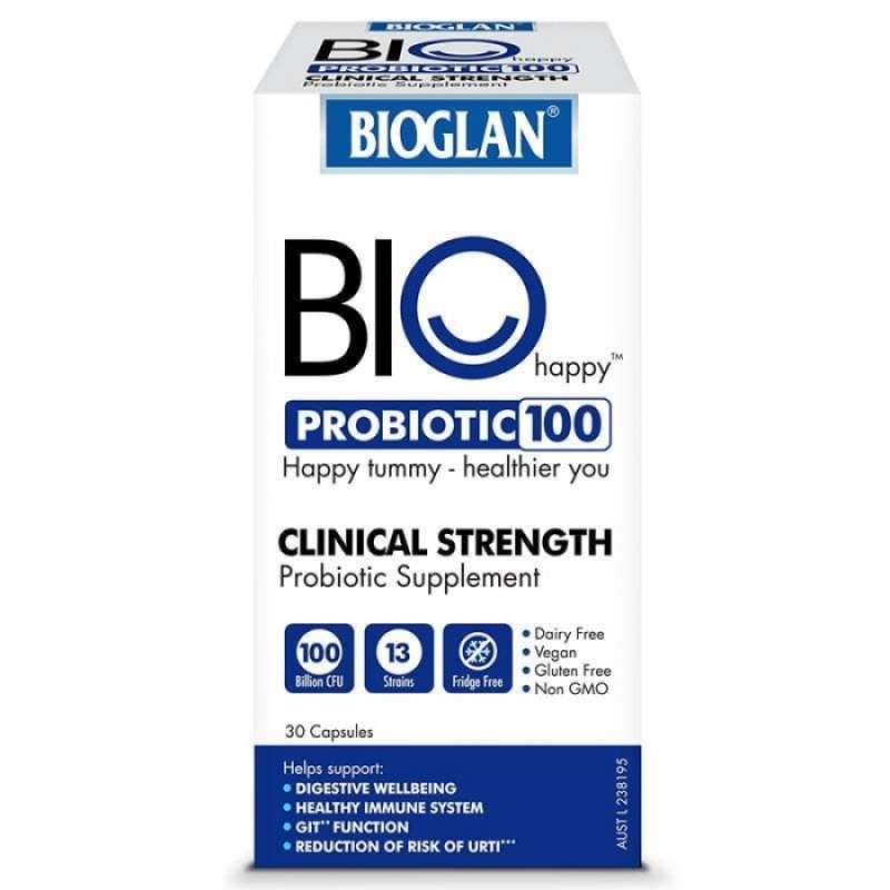 Jual Bioglan Bio Happy Probiotic 100b 30 Capsules Di Seller Anes Medika ...