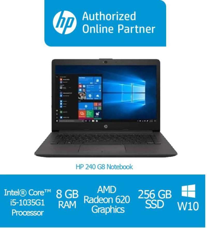 Jual Laptop HP 240 G8 / Intel i5 / 8GB / 256GB / Win 10 Home [365K6PA ...