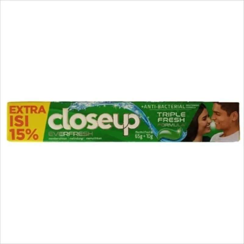Jual Close Up Triple Fresh 65g+10g Di Seller Sony Mart Medan - Indra ...