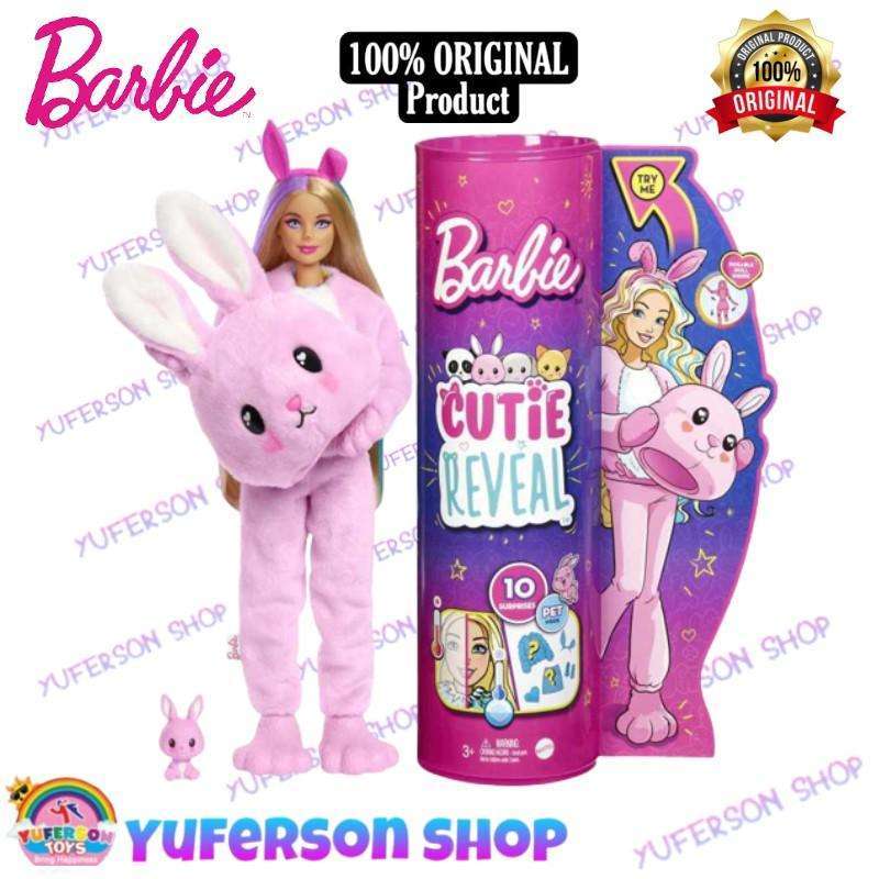 Jual Barbie Cutie Reveal Doll With Bunny Plush Costume & 10 Surprises ...