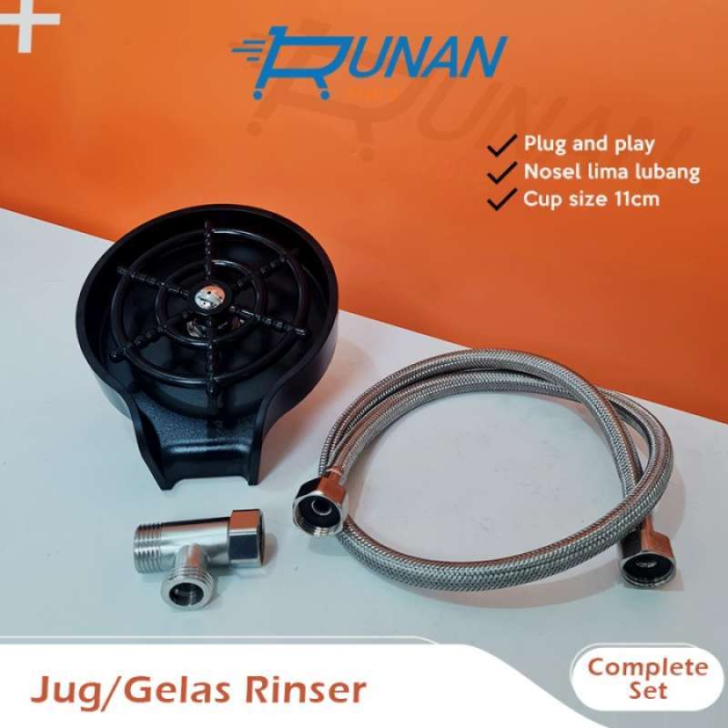 Promo Jug Rinser Hitam - Washer Bar Pencuci Gelas Botol Steam Pitcher ...