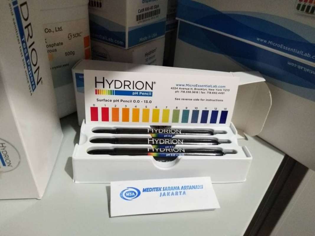 Promo HYDRION Insta-chek pH 0-13 Mechanical pH Pencil / pH pensil 3EA ...