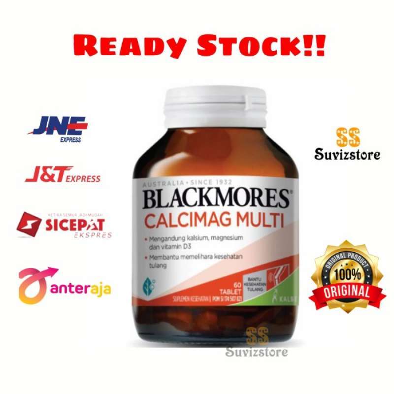 Jual Blackmores Calcimag Multi Calcium Magnesium & Vitamin D3 Isi 60 Tablet Di Seller Anes ...
