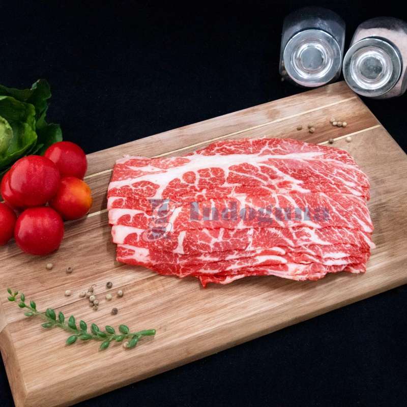 Jual Indoguna Prime Chuck Short Rib Boneless Slice Shabu Daging Sapi US ...