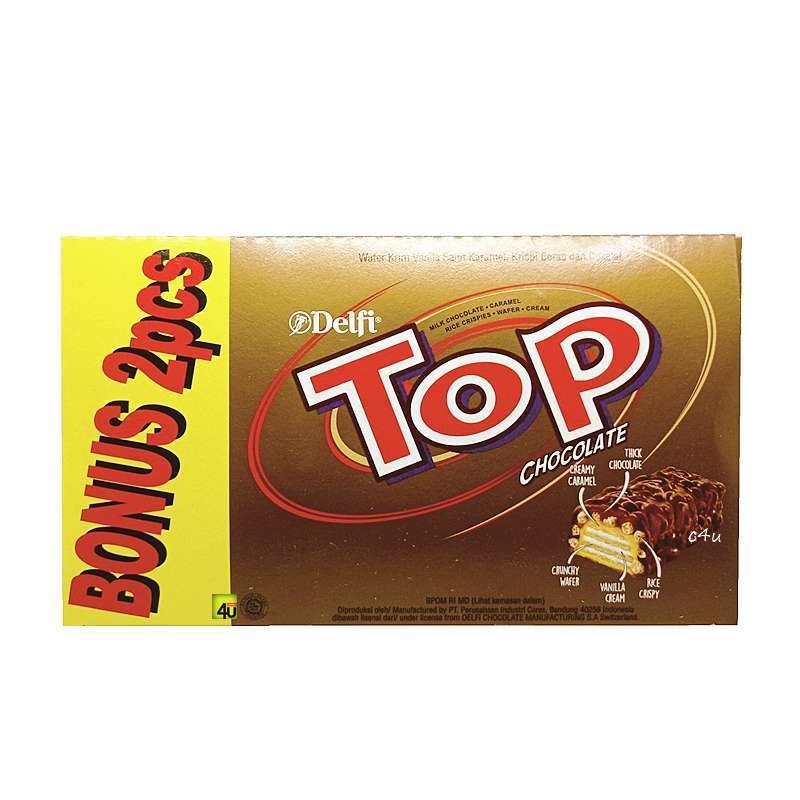 Promo Delfi Top Wafer Chocolate [24 Pcs / Box] Diskon 4% Di Seller ...