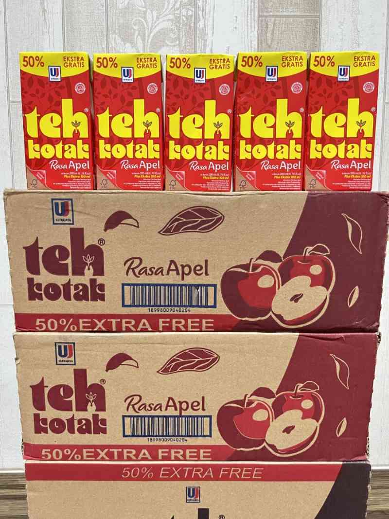 Jual Teh Kotak Rasa Apel 200ml (1Dus Isi 24) - 06 di Seller SAHABAT ...