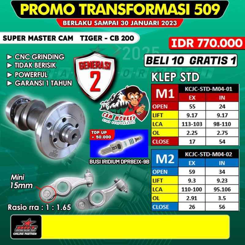 Jual Master Cam Brt Noken As Pelatuk Roller Gen 2 Tiger Gl Pro Megapro Cb Di Seller Dirt Bike ...