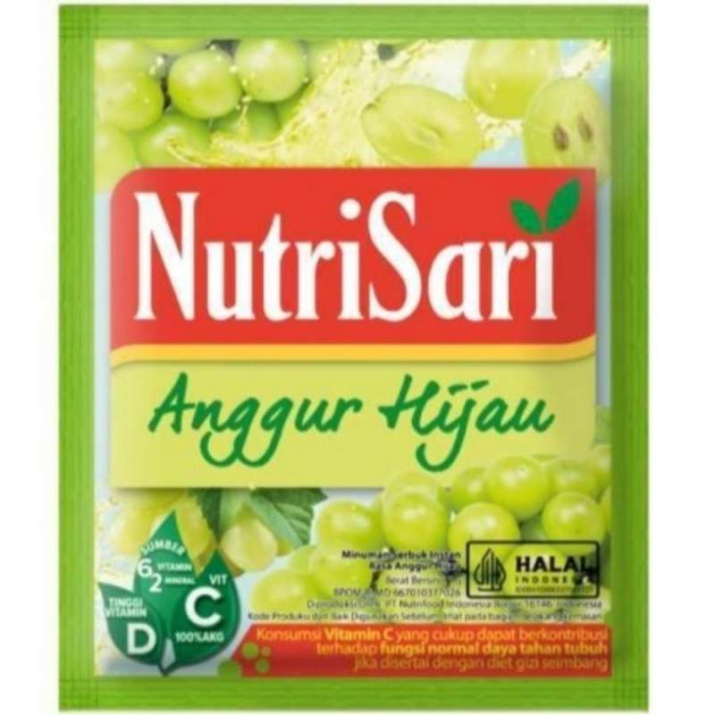 Jual Nutrisari Rasa Anggur Hijau !!! Nutrisari Anggur Hijau Nutrisari ...