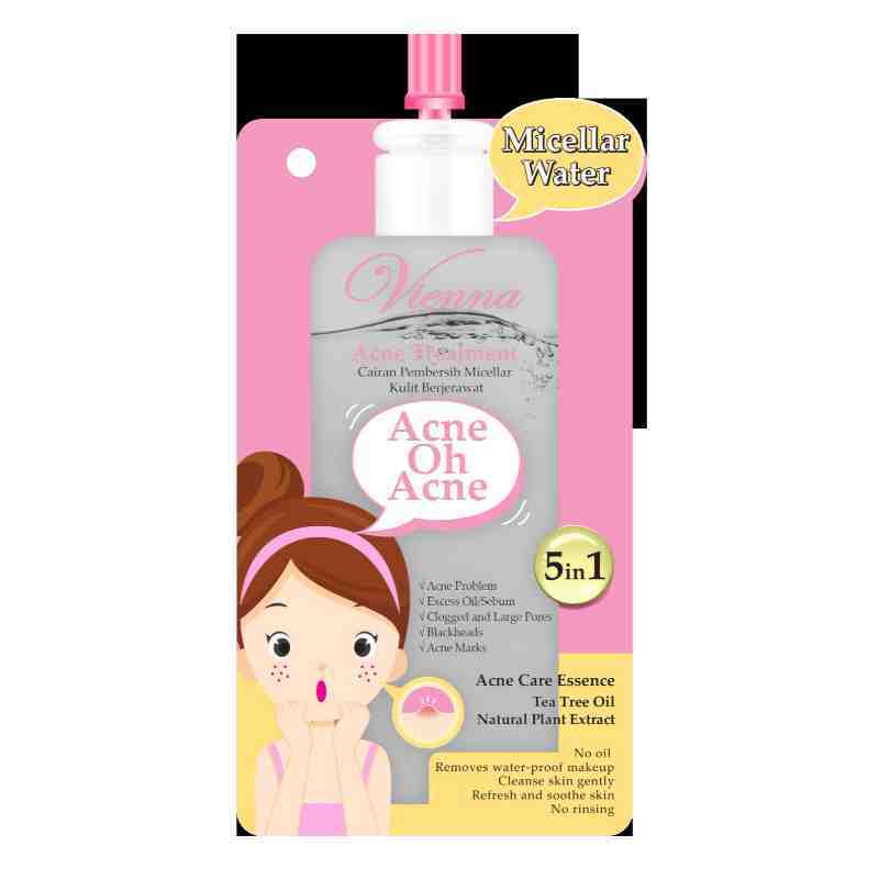 Jual Vienna Micellar Water Acne Oh Acne [sachet / 30ml] Di Seller Cakra ...