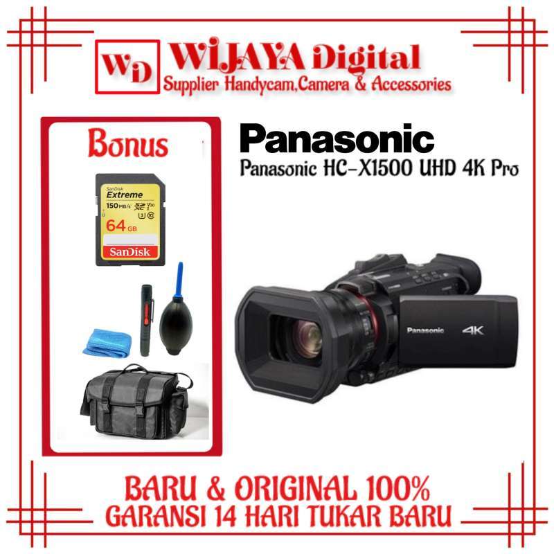 Promo Panasonic Hc-x1500 Uhd 4k Pro Diskon 7% Di Seller Wijayadigital - Mangga Dua Selatan, Kota ...