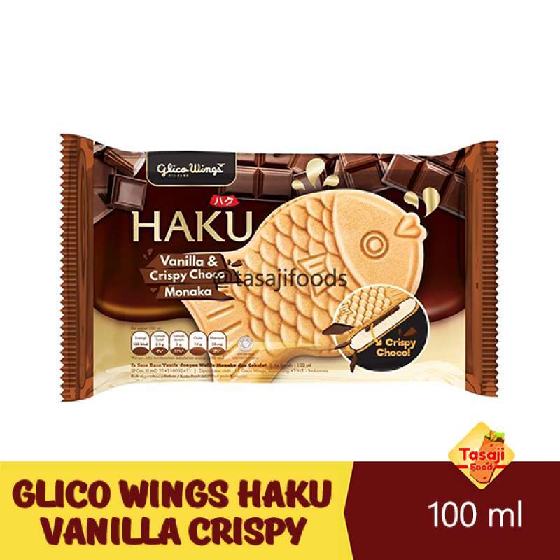 Jual Glico Wings Haku Vanilla Crispy Choco Monaka 100 Ml di Seller ...