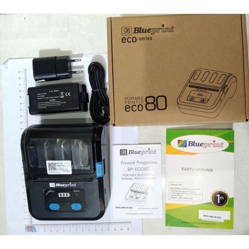 Jual Blueprint Printer Thermal Bluetooth + Usb Blueprint Eco80 Print ...