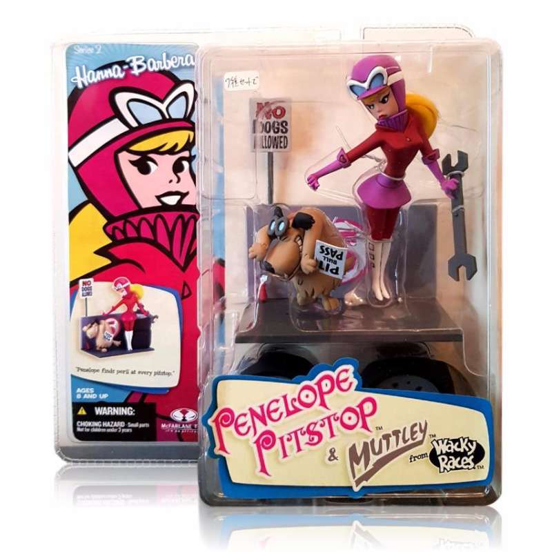 Jual [mcfarlane] Wacky Races - Penelope Pitstop & Muttley Di Seller ...
