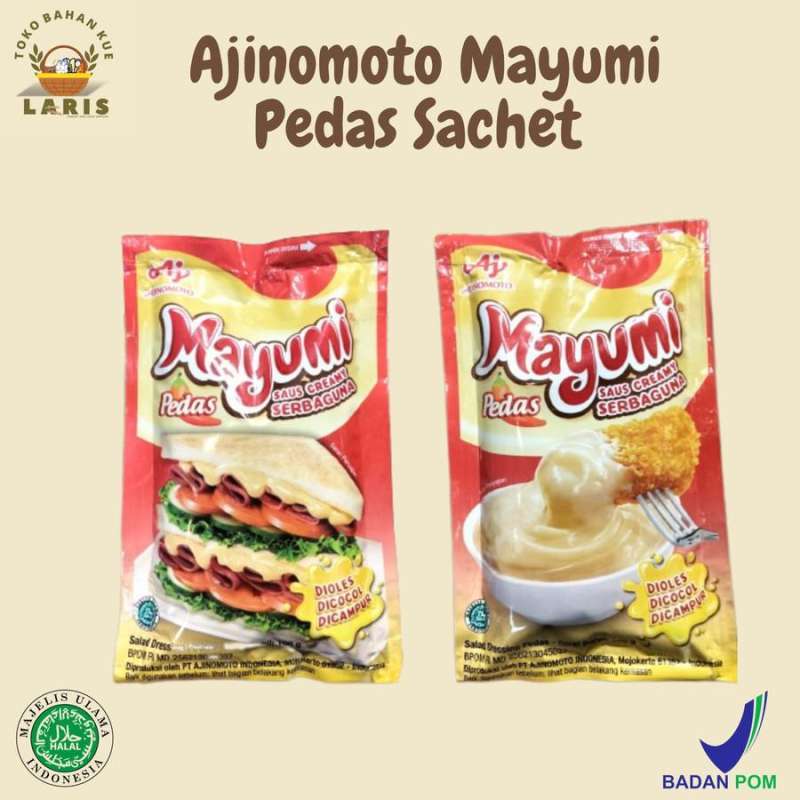 Jual Ajinomoto Mayumi Mayonaise Sachet 100Gr (Tersedia 2 Varian Rasa ...