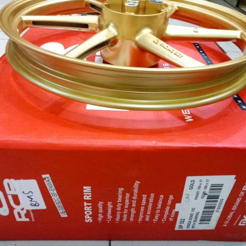 Jual Velg Rcb Recing Boy Honda Sonic 150 Tipe Sp 522 Warna Gold Di ...