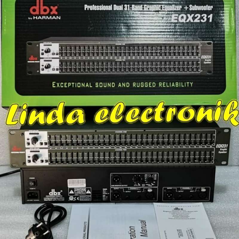 Promo EQUALIZER DBX EQX231 PLUS SUBWOOFER/EQUALISER DBX EQX 231 NEW ...