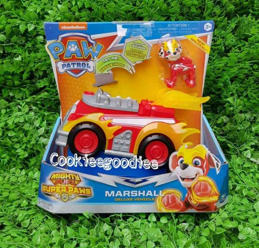 Jual Paw patrol mighty pups super paws - Marshall deluxe vehicle di ...