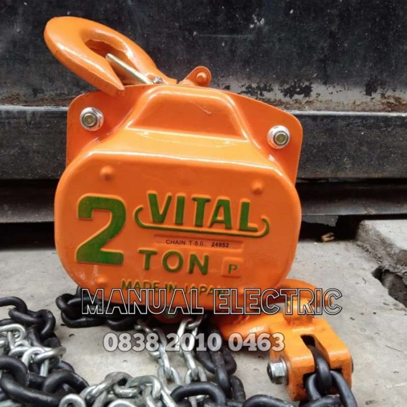 Promo Chain Block Vital 2 ton x 10 m alat angkut barang VP5 Made in japan Diskon 23% di Seller ...
