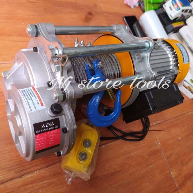 Promo Electric hoist winch 3phase 1.5 ton x 50 meter 380v merek weka ...