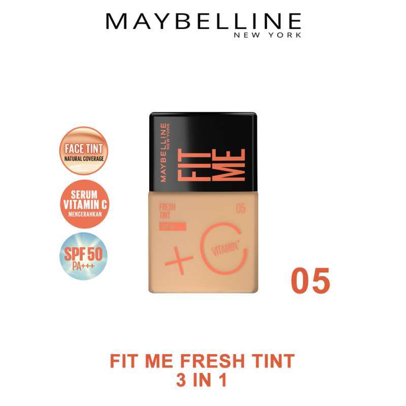 Jual Maybelline Fit Me Fresh Tint 05 Maybeline Sunscreen Foundation Spf 50 Pa Alas Bedak