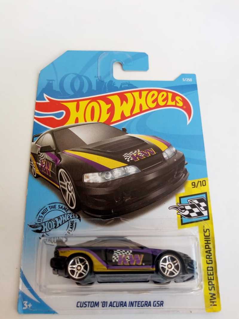 Jual Hot Wheels - Custom 01 Acura Integra GSR Black HW Speed Graphics ...