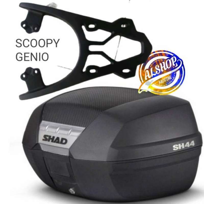 Promo PAKETAN BOX SHAD SH44 DAN BREKET BOX MOTOR SCOOPY GENIO SCOPY ...