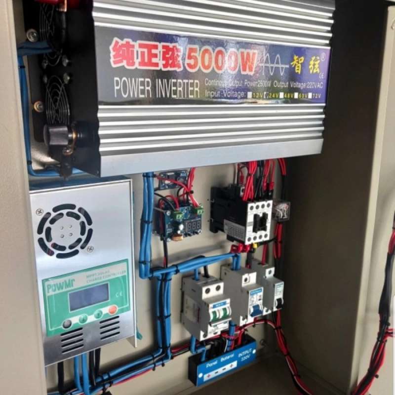Promo Box Panel Plts Lengkap Mppt 60a Inverter Psw 5000w Mcb Ats Solar ...