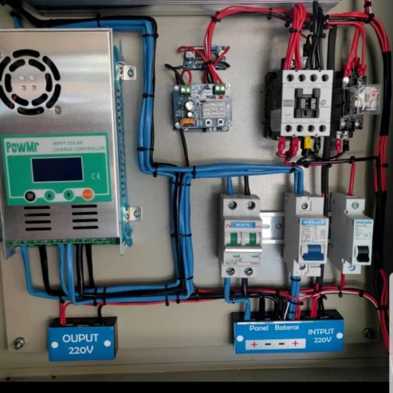 Promo Box Panel Plts Lengkap Mppt 60a Inverter Psw 5000w Mcb Ats Solar ...
