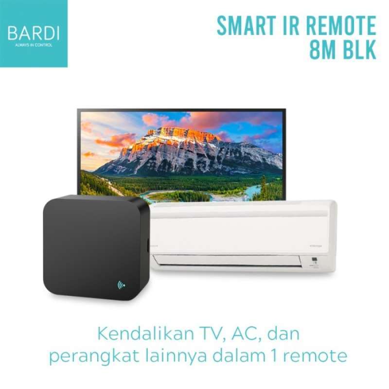 Jual Bardi Smart Universal Ir Remote Wifi Wireless 8m Tanpa Adaptor Di ...