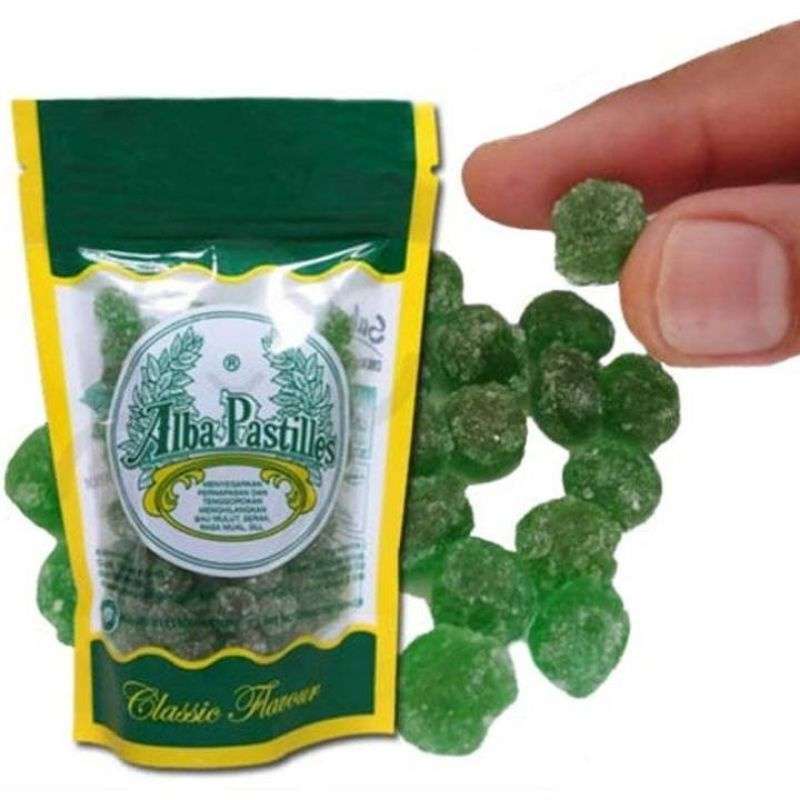Jual Permen kayu putih alba pastilles obat serak batuk sakit ...
