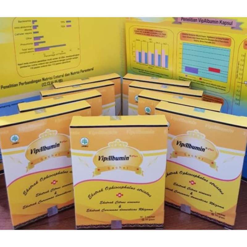 Jual VIPALBUMIN PLUS BOX ISI 3 SACHET di Seller APOTEK MULTIFARMA ...