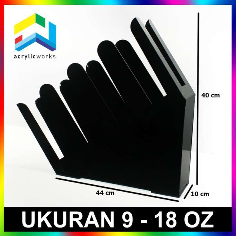 Promo Rak Paper Cup Susun 4 Slot Single Bar 9-16 Oz Diskon 24% di ...