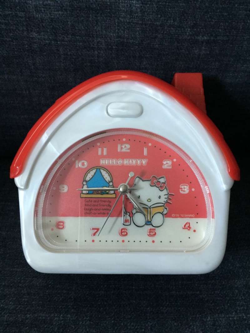 Promo Jam Meja Alarm Clock Hello Kitty 100% Original Hong Kong Diskon ...