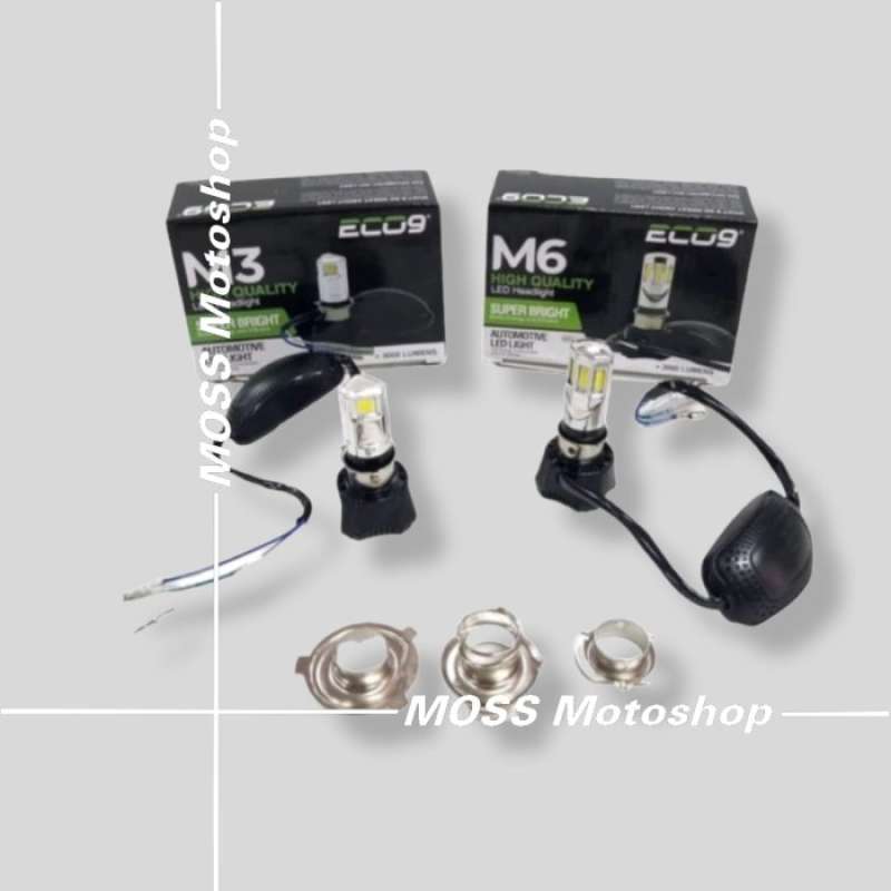 Jual LAMPU LED MOTOR 6 SISI ECO NINE UNIVERSAL LAMPU LED LUMINOS 3 SISI ...