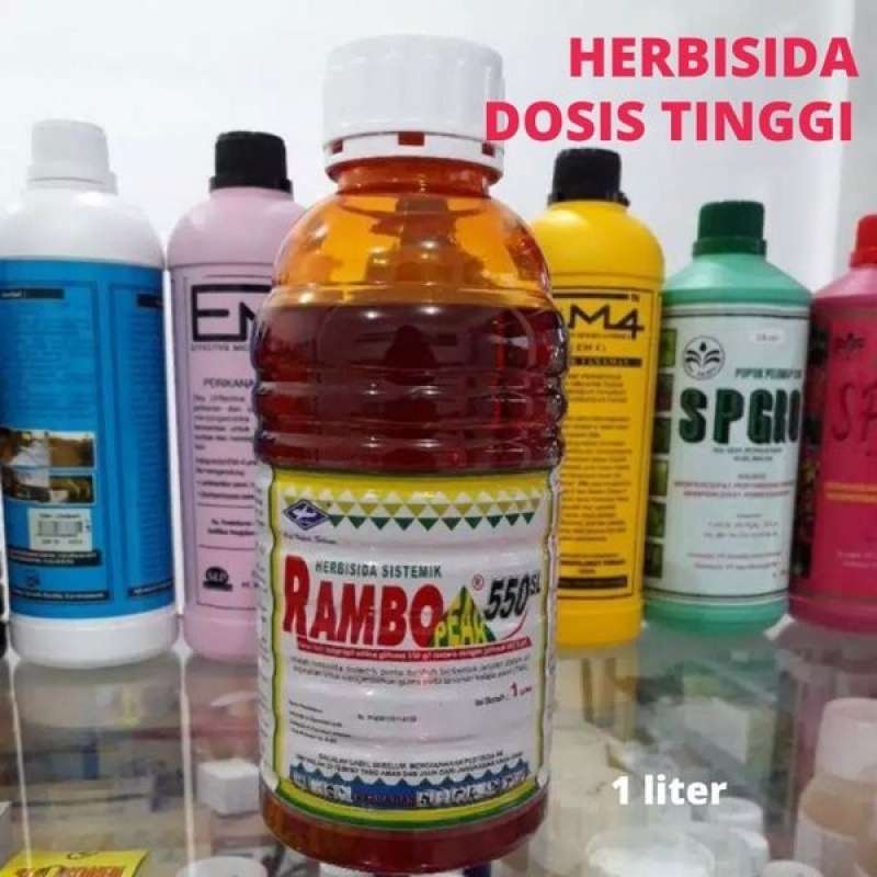 Promo Rambo peak 550 SL 1 liter obat rumput sistemik sampai akar. Dosis ...