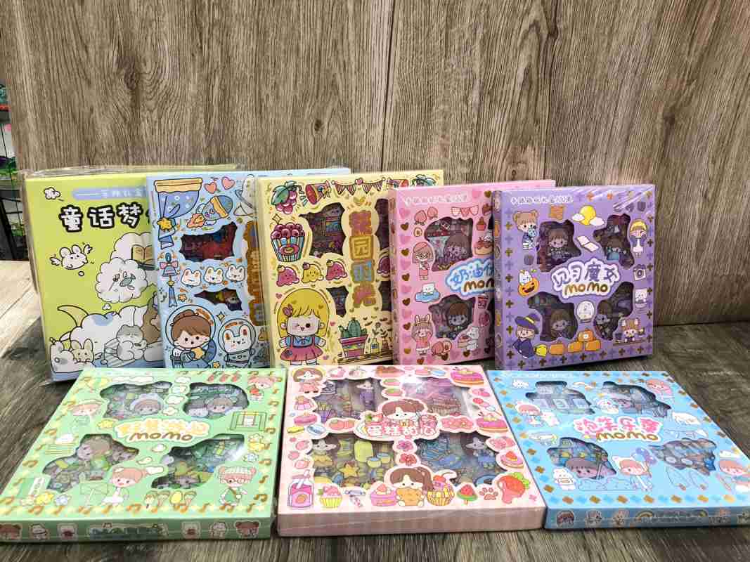 Promo Stiker Momo Kotak B | stiker anak | Diskon 15% di Seller Toys ...