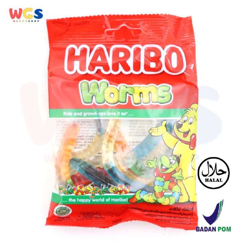 Jual Permen Haribo Worms 80 gr di Seller WIGHOSHOP - Sampora, Kab ...