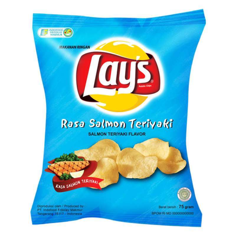 Jual Lay'S Salmon Teriyaki 75 Gr di Seller MOR Mart Official Store ...